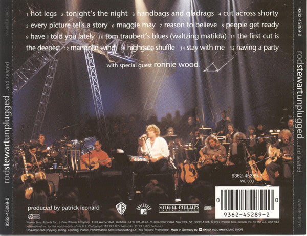 Rod Stewart With Special Guest Ronnie Wood* – Unplugged ...And Seated ...