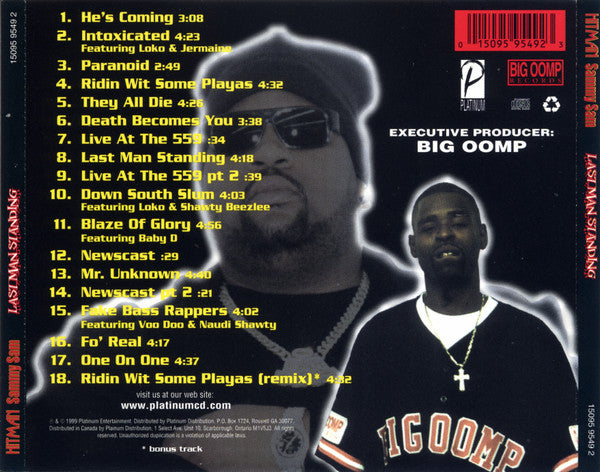 HITMAN Sammy Sam* – Last Man Standing CD – Out of the Past Records